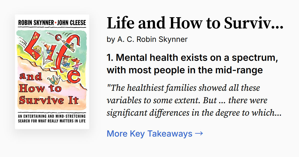 Life and How to Survive It | Summary, Audio, Quotes