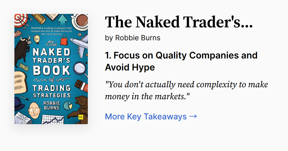 The Naked Trader's Book of Trading Strategies | Summary, Audio, Quotes, FAQ
