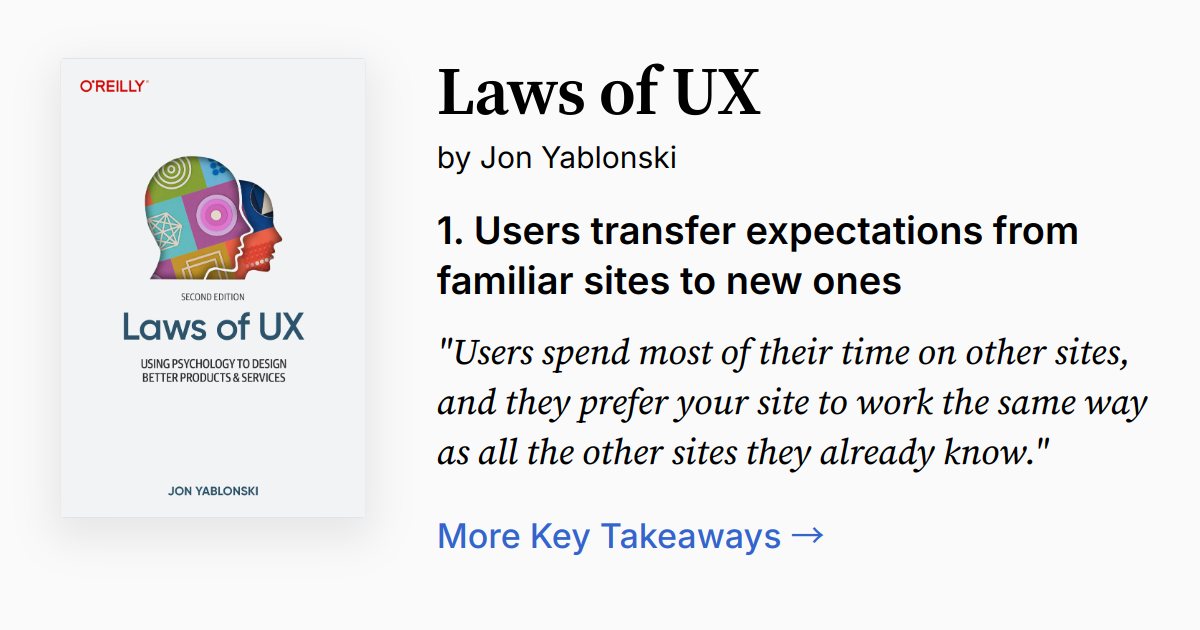 Laws of UX by Jon Yablonski | Summary, Audio, Quotes