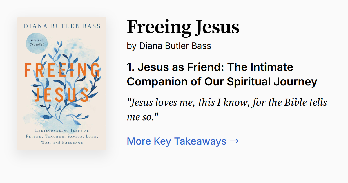 Freeing Jesus by Diana Butler Bass | Summary, Audio, Quotes, FAQ