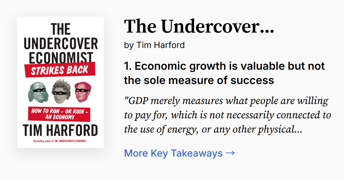The Undercover Economist Strikes Back | Summary, Audio, Quotes, FAQ