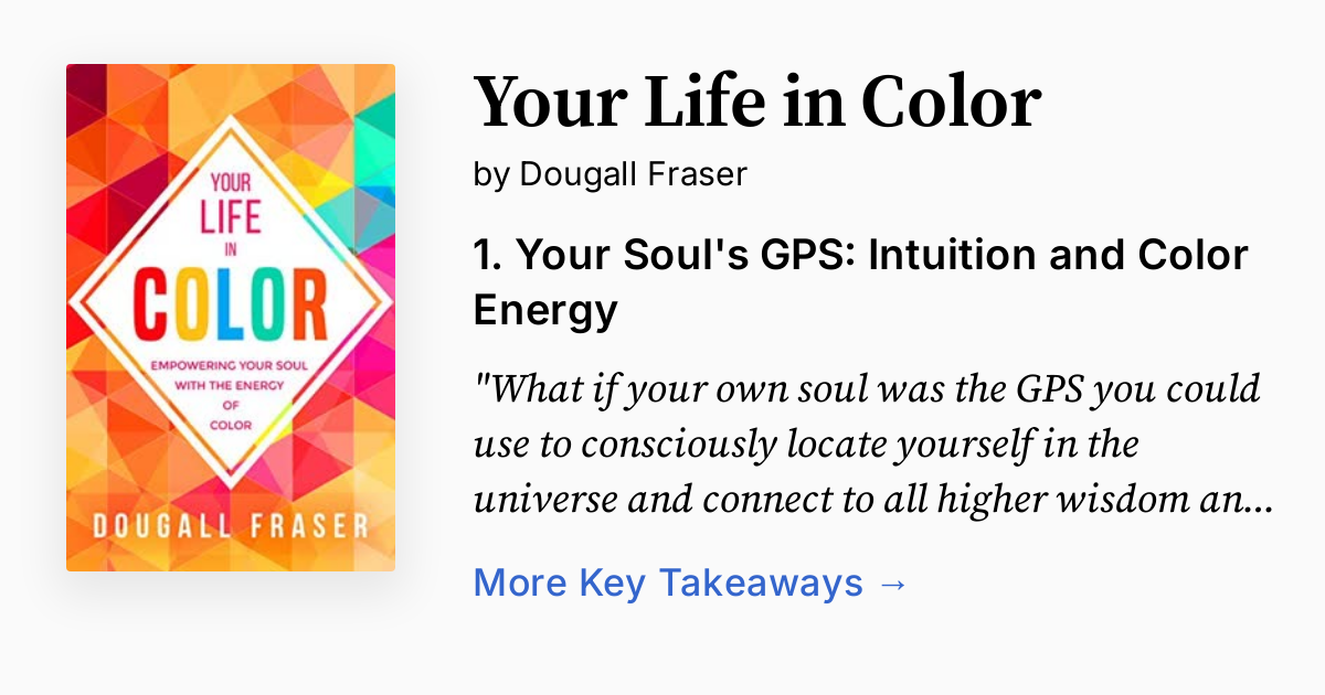 Your Life in Color | Summary, Audio, Quotes