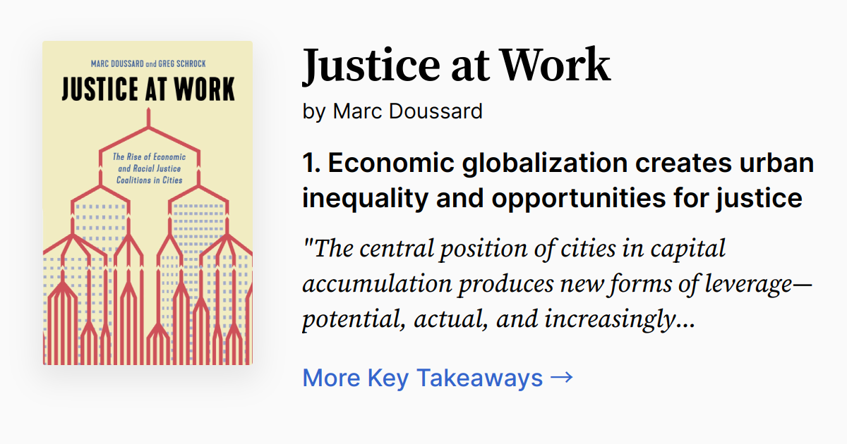 Justice at Work | Summary, Audio, Quotes