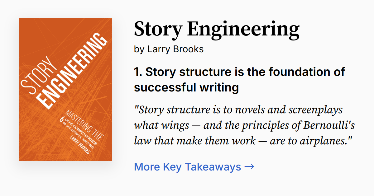 Story Engineering | Summary, Audio, Quotes, FAQ