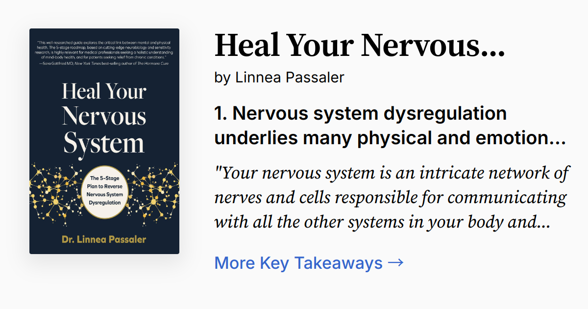 Heal Your Nervous System | Summary, Audio, Quotes, FAQ