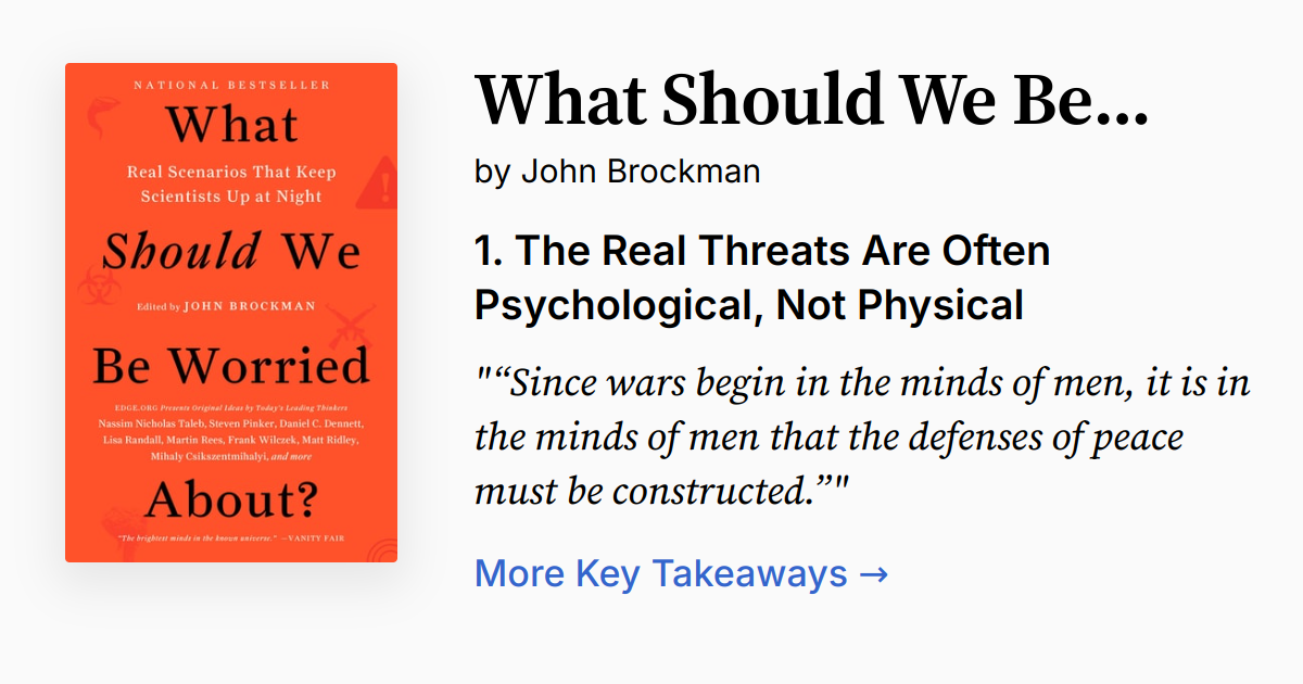 What Should We Be Worried About? Real Scenarios That Keep Scientists Up ...