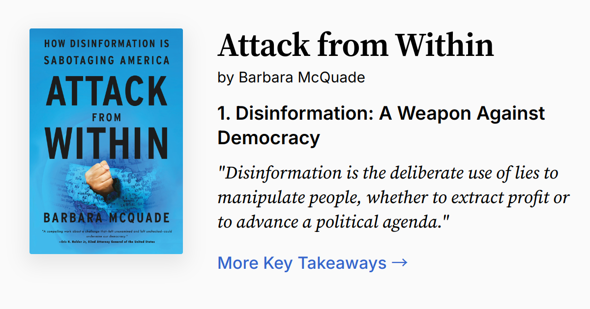Attack from Within | Summary, Audio, Quotes