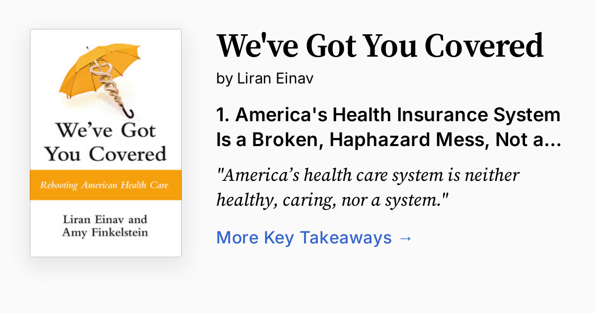 We've Got You Covered | Summary, Audio, Quotes