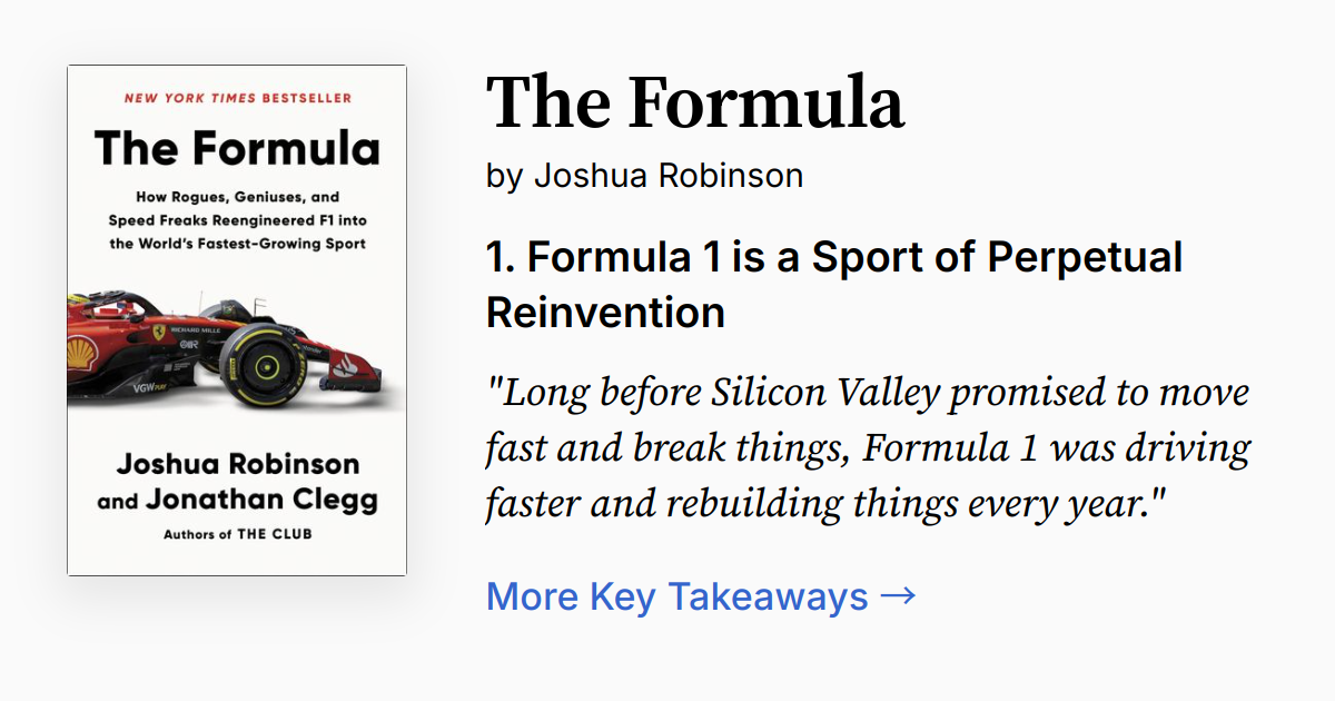 The Formula by Joshua Robinson | Summary, Audio, Quotes, FAQ