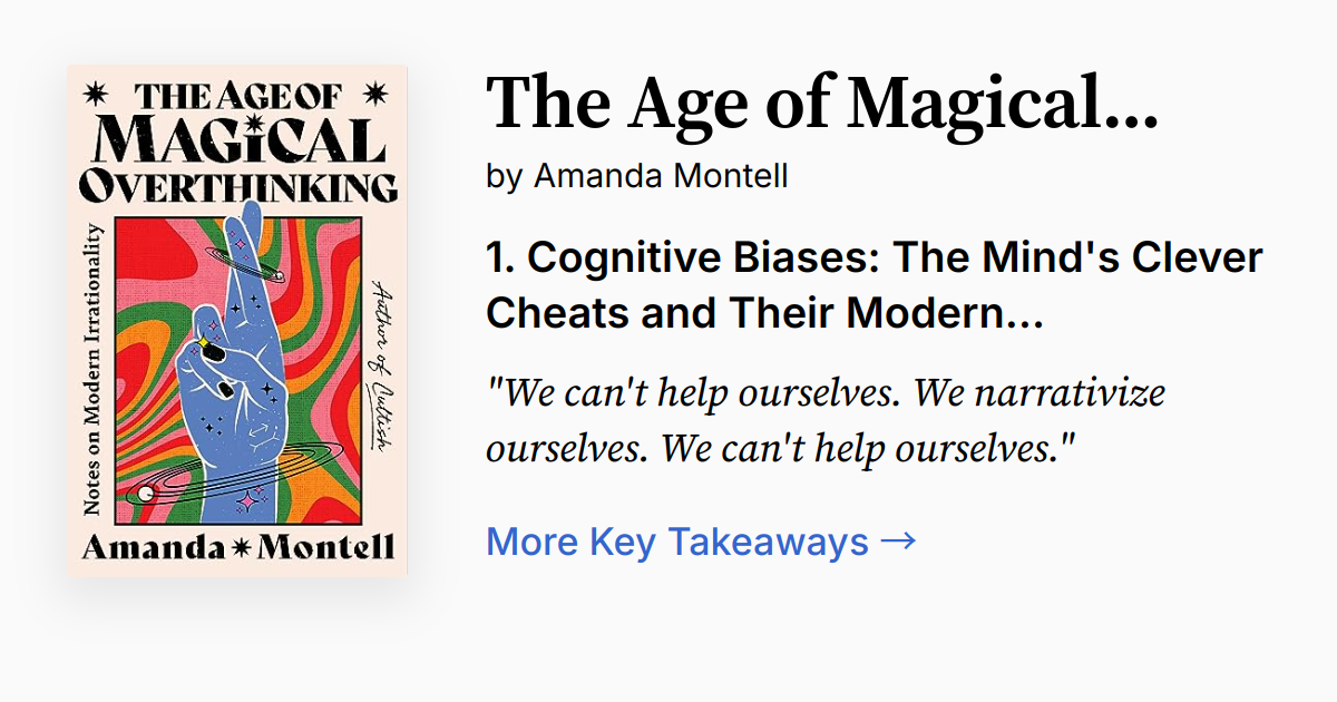 The Age of Magical Overthinking | Summary, Audio, Quotes, FAQ