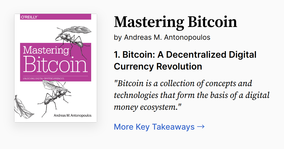 Mastering Bitcoin | Summary, Quotes, FAQ, Audio