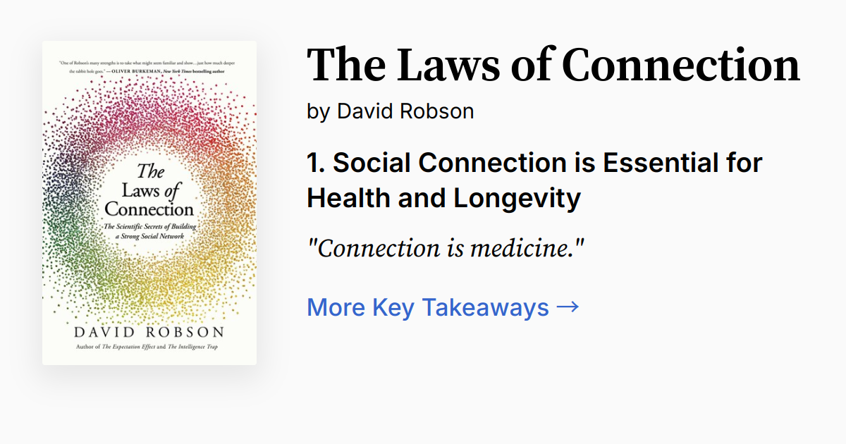 The Laws of Connection | Summary, Audio, Quotes, FAQ