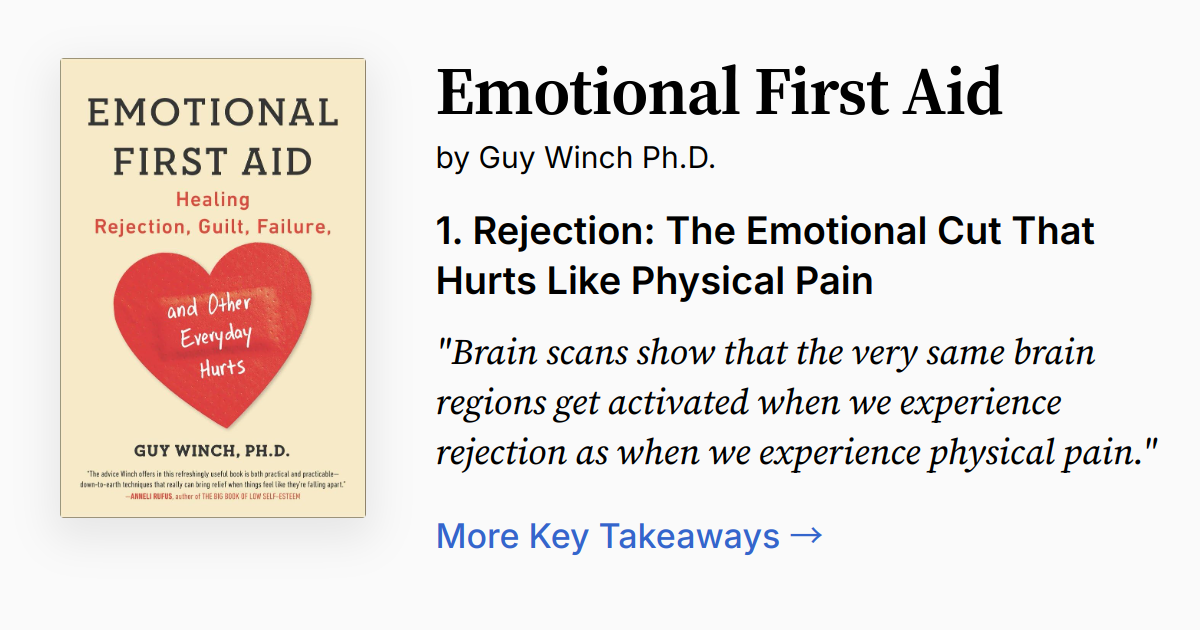 Emotional First Aid | Summary, Audio, Quotes, FAQ