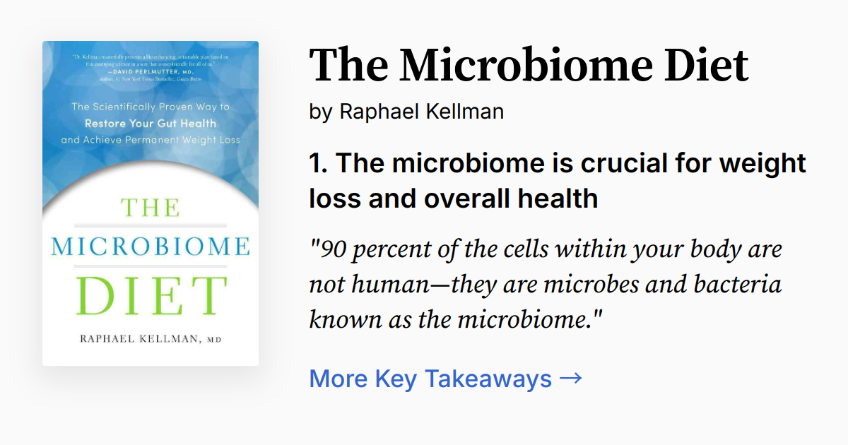 The Microbiome Diet | Summary, Quotes, FAQ, Audio