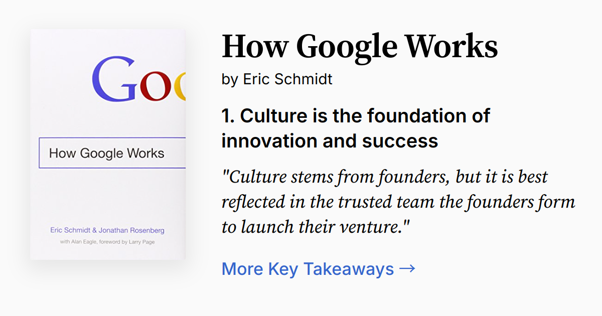 How Google Works | Summary, Audio, Quotes, FAQ