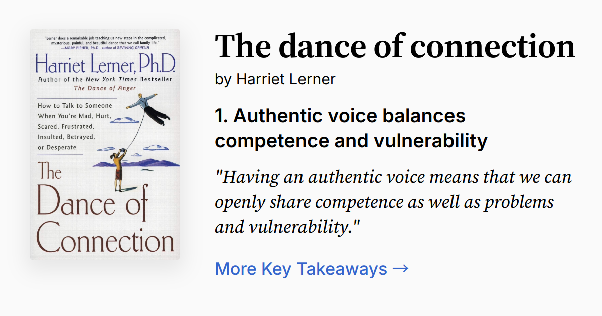 The Dance of Connection | Summary, Audio, Quotes, FAQ