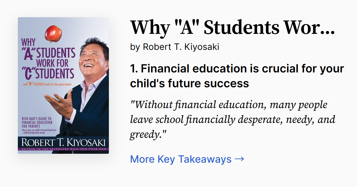 Why "A" Students Work for "C" Students and "B" Students Work for the ...