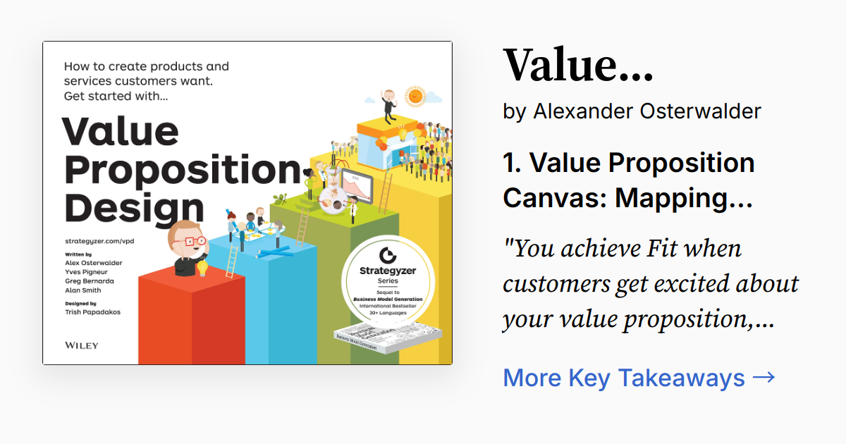 Value Proposition Design | Summary, Audio, Quotes, FAQ
