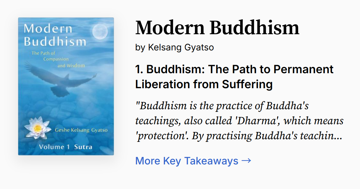 Modern Buddhism | Summary, Quotes, FAQ, Audio