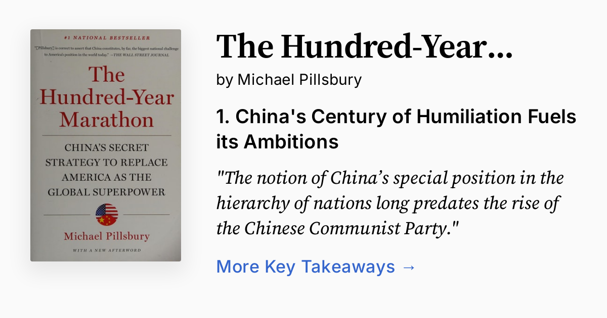 The Hundred-Year Marathon | Summary, Audio, Quotes, FAQ