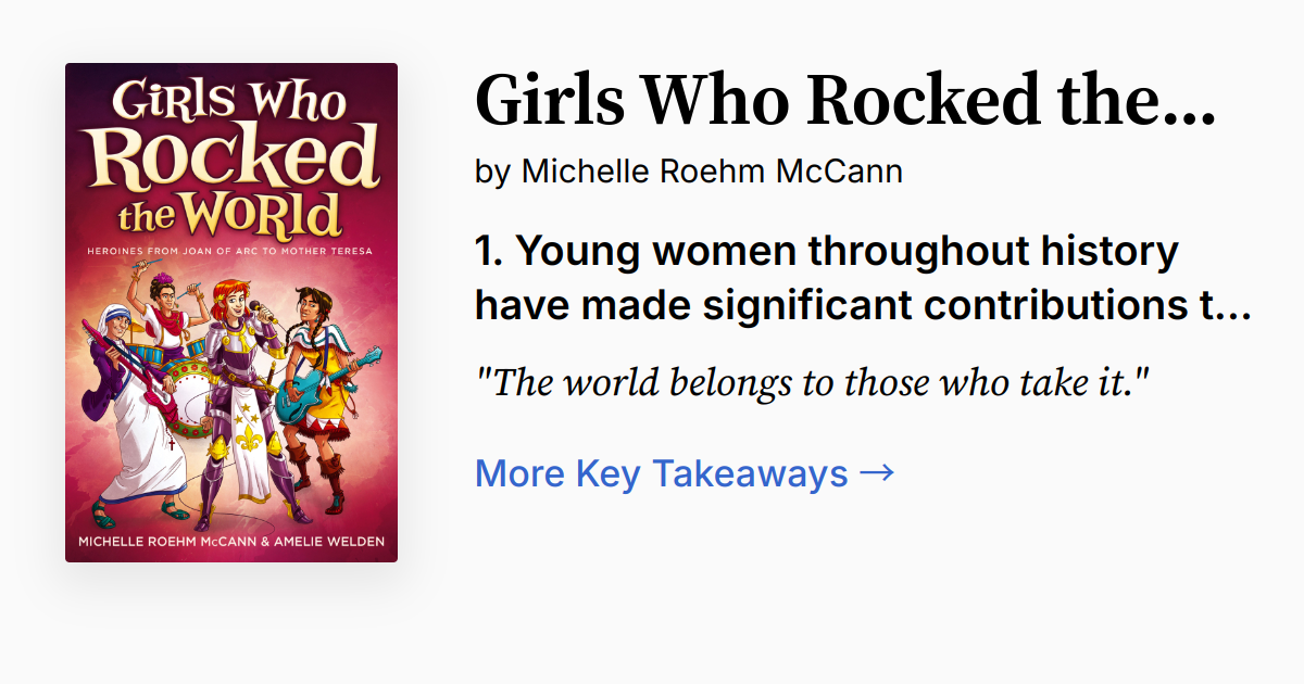 Girls Who Rocked the World | Summary, Audio, Quotes