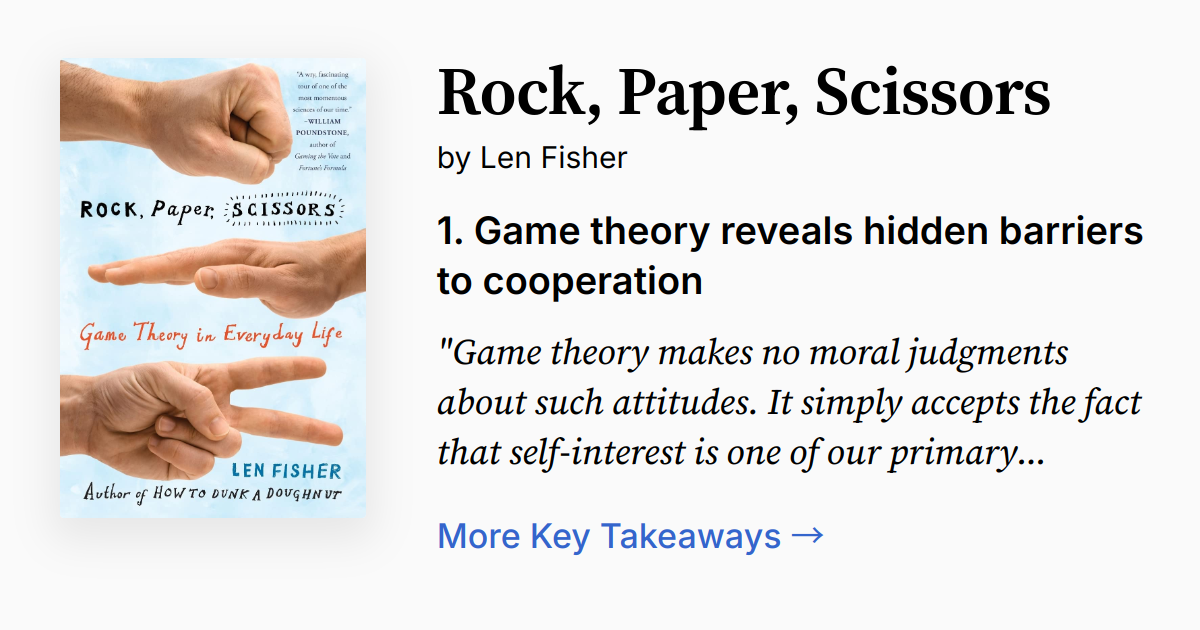 Rock, Paper, Scissors | Summary, Quotes, FAQ, Audio