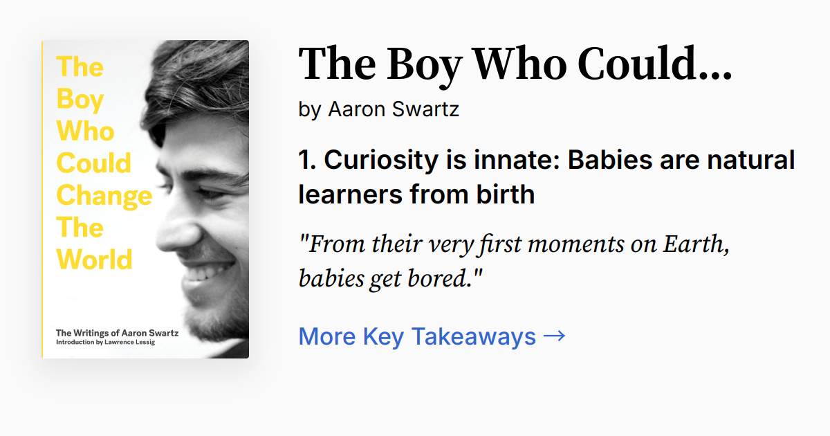 The Boy Who Could Change the World | Summary, Audio, Quotes, FAQ