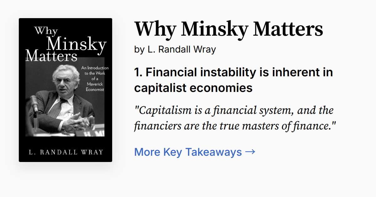 Why Minsky Matters | Summary, Audio, Quotes