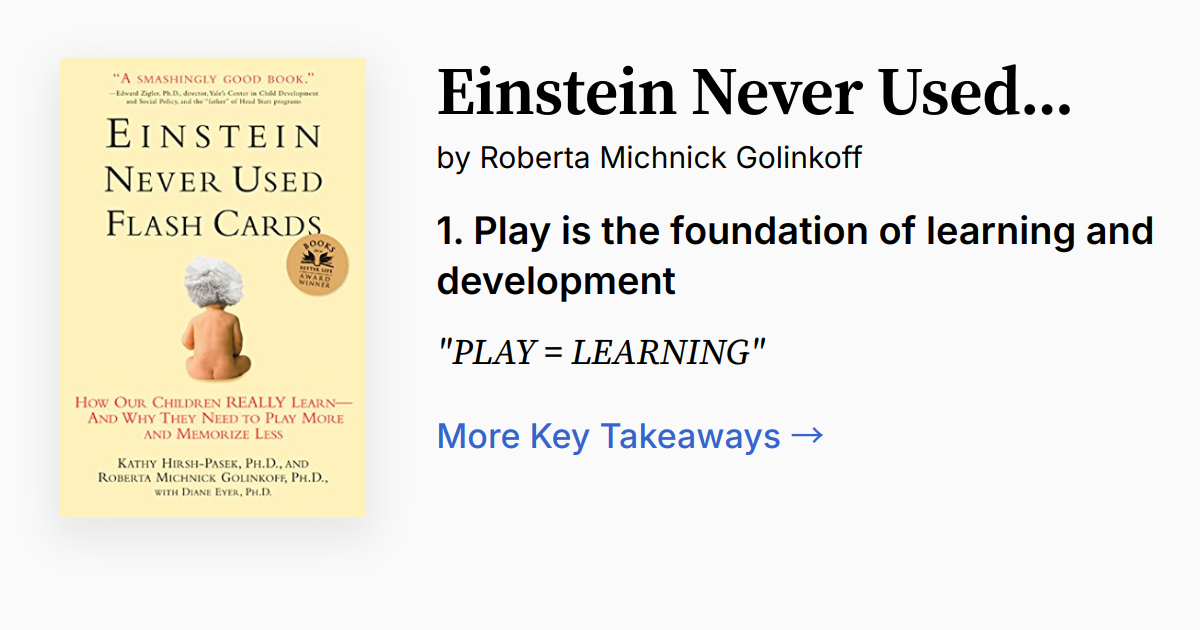 Einstein Never Used Flash Cards | Summary, Audio, Quotes, FAQ