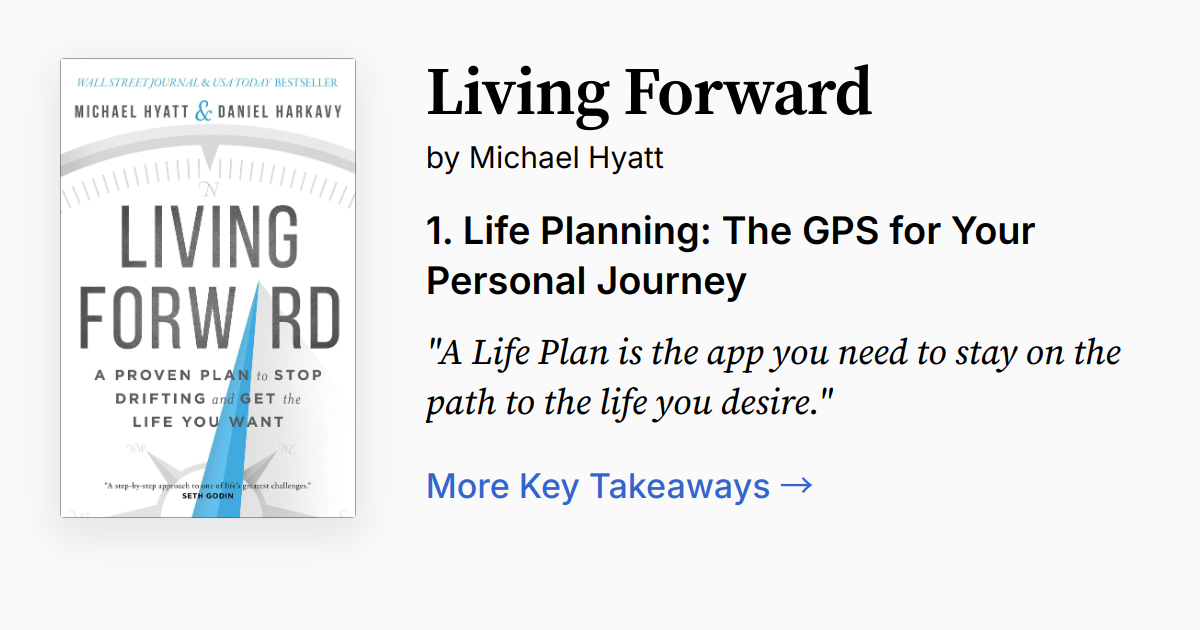 Living Forward by Michael Hyatt | Summary, Audio, Quotes, FAQ