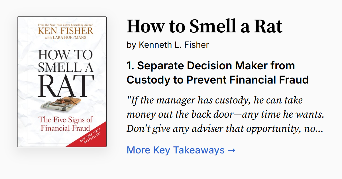 How to Smell a Rat | Summary, Audio, Quotes