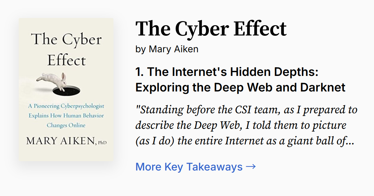 The Cyber Effect | Summary, Audio, Quotes, FAQ