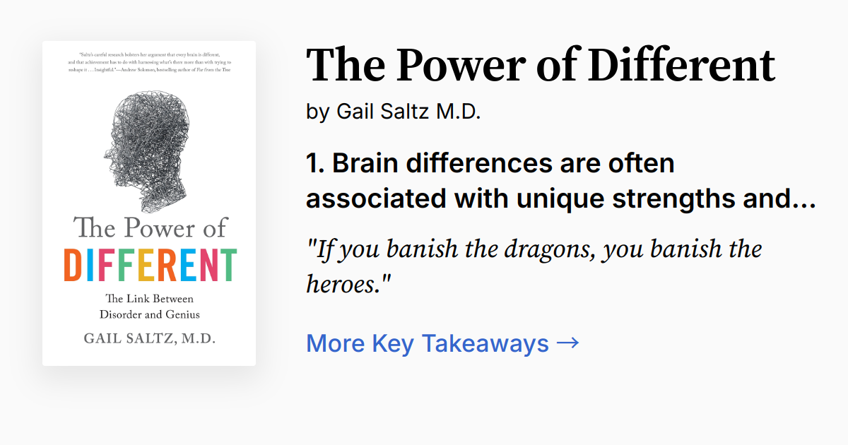 The Power of Different | Summary, Quotes, FAQ, Audio