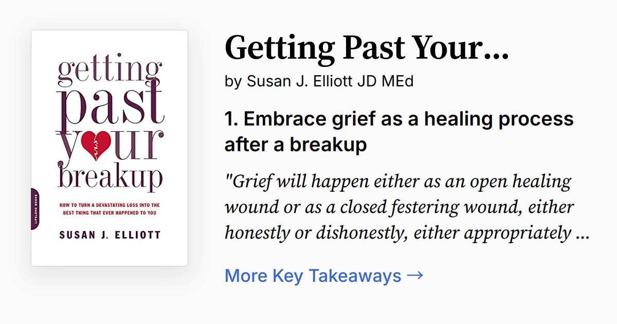 Getting Past Your Breakup | Summary, Quotes, FAQ, Audio