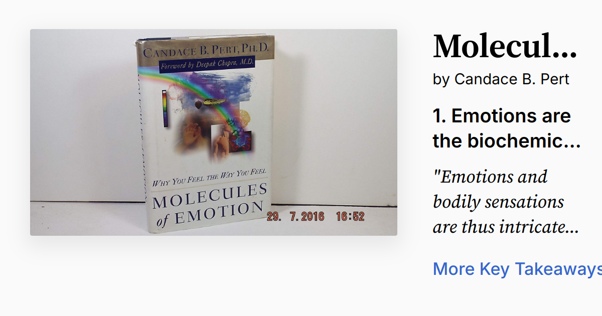 Molecules Of Emotion | Summary, Quotes, FAQ, Audio