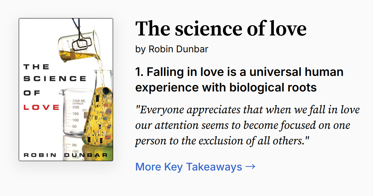 The Science of Love | Summary, Audio, Quotes, FAQ