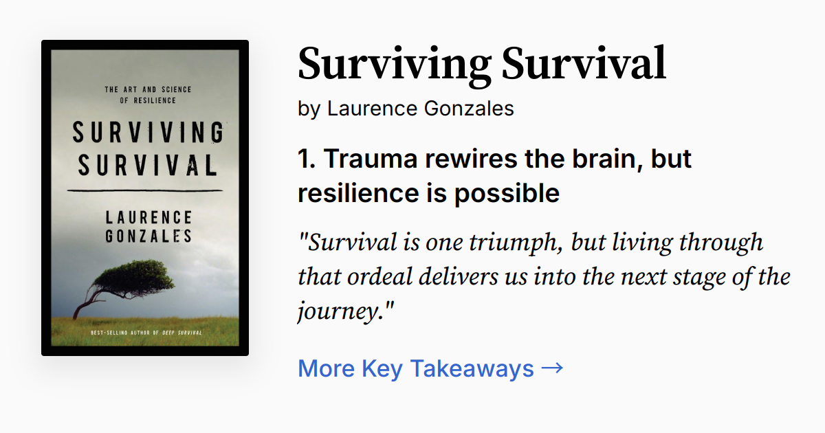Surviving Survival Summary Quotes Faq Audio