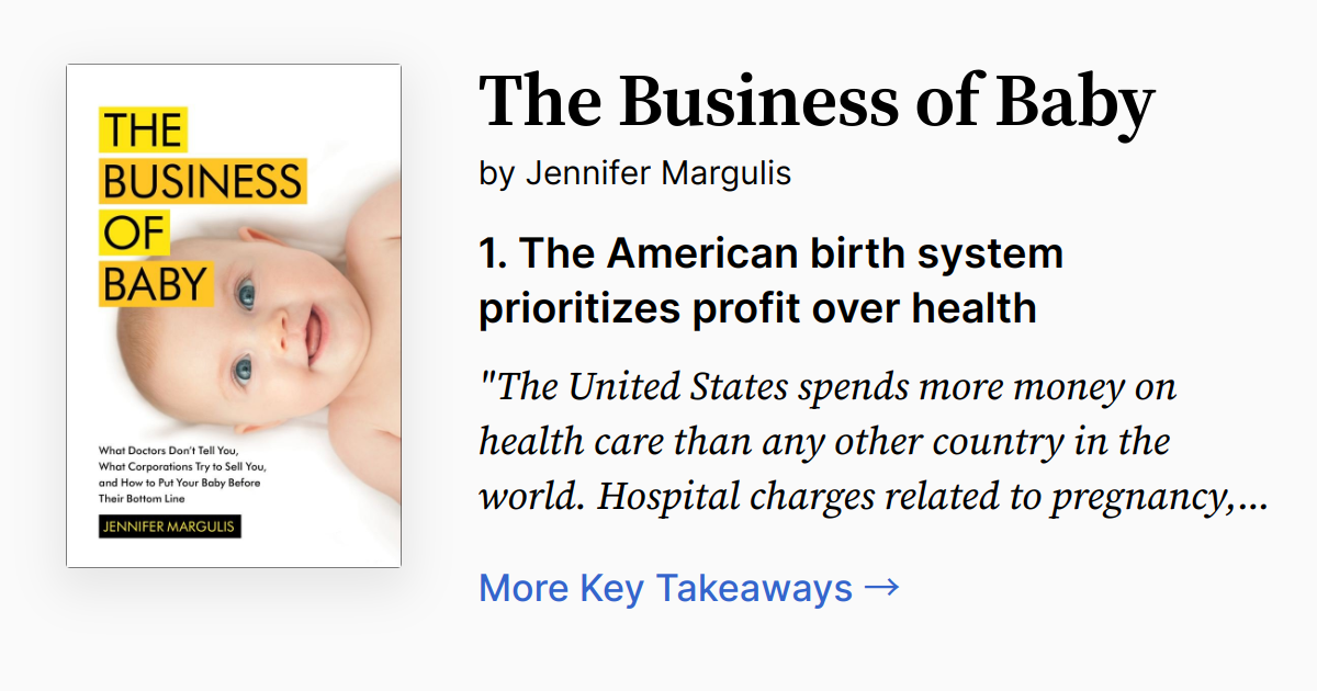 The Business of Baby | Summary, Audio, Quotes, FAQ