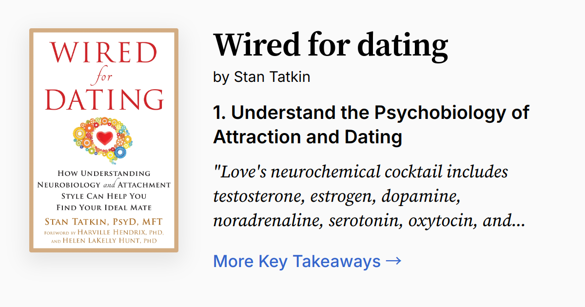 Wired for Dating | Summary, Quotes, FAQ, Audio
