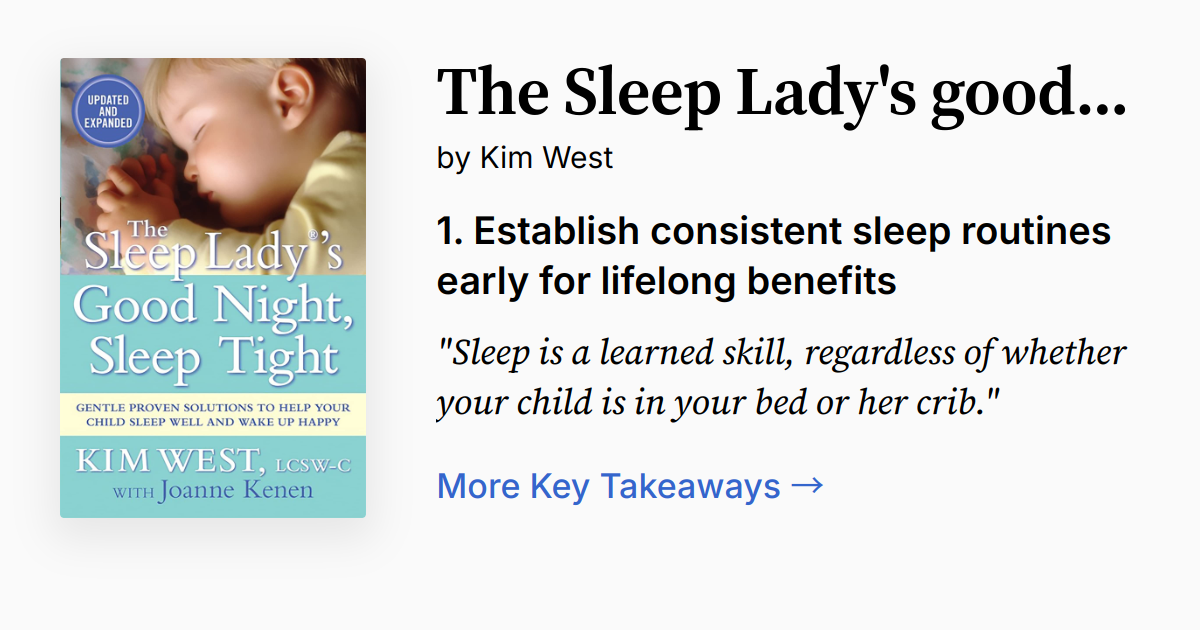 The Sleep Lady®'s Good Night, Sleep Tight | Summary, Audio, Quotes, FAQ