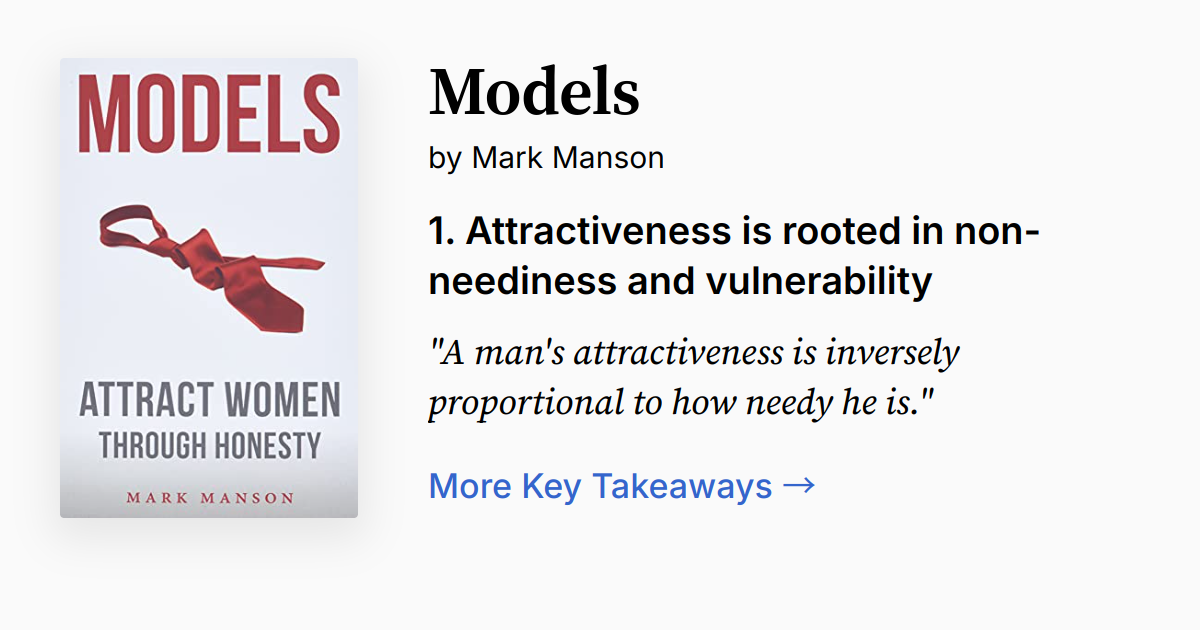 Models by Mark Manson | 摘要, Audio, Quotes, FAQ