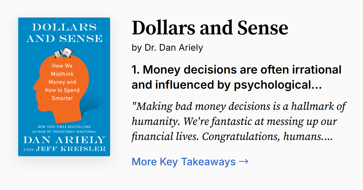 Dollars and Sense | Summary, Audio, Quotes, FAQ