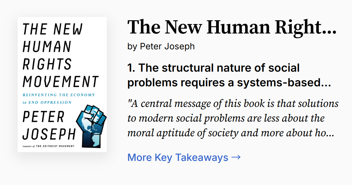 The New Human Rights Movement | Summary, Quotes, FAQ, Audio