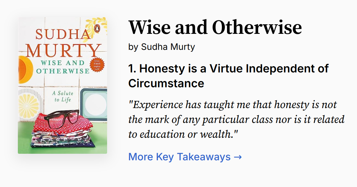 Wise and Otherwise | Summary, Audio, Quotes, FAQ