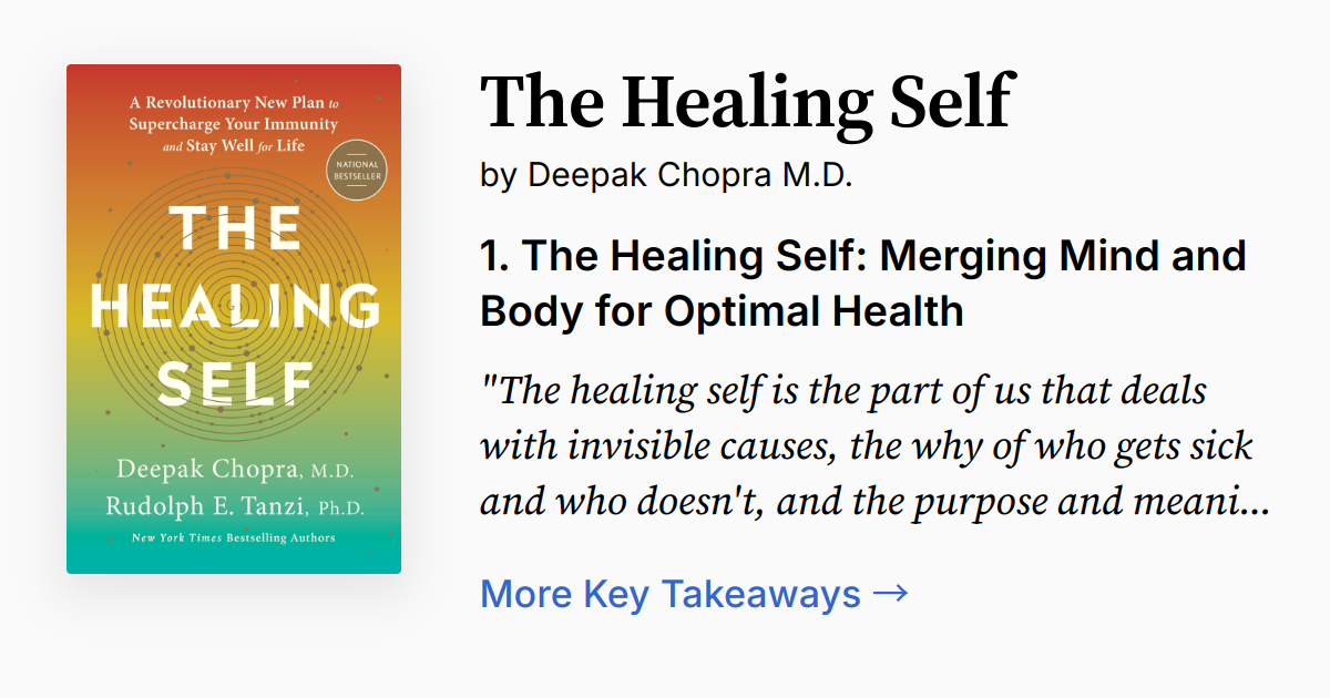 The Healing Self | Summary, Audio, Quotes, FAQ