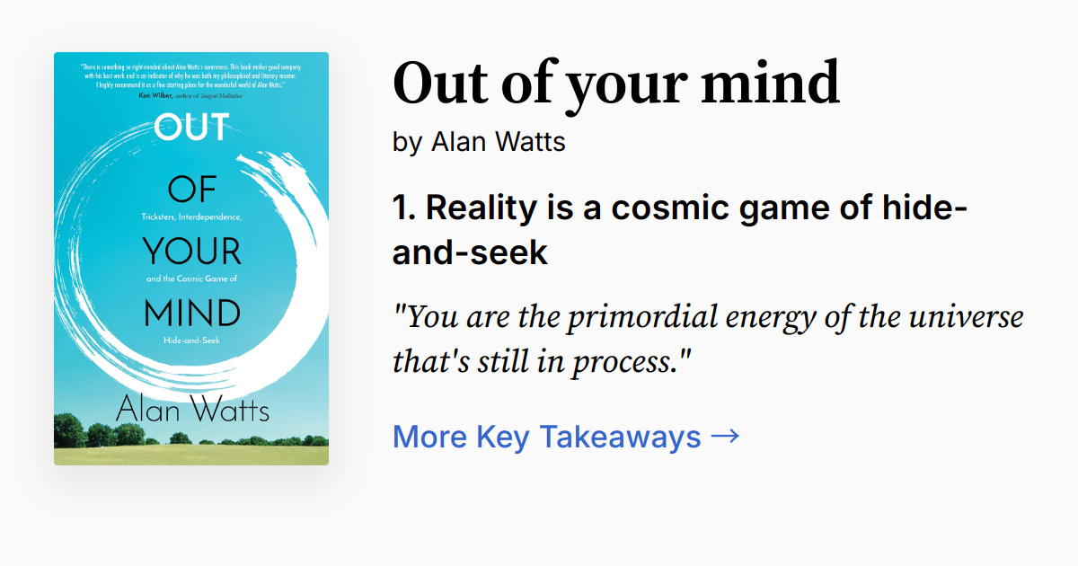 Out of Your Mind | Summary, Audio, Quotes, FAQ