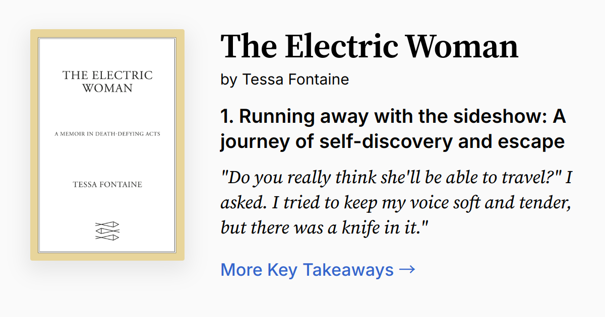 The Electric Woman | Summary, Audio, Quotes
