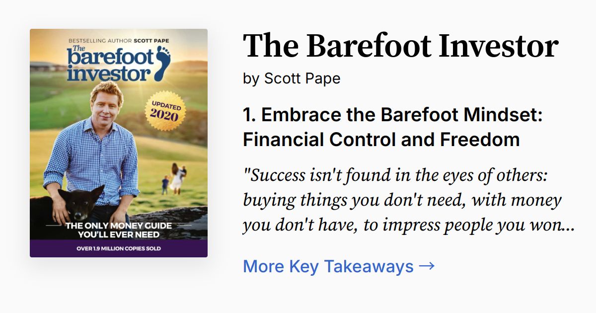 The Barefoot Investor | Summary, Audio, Quotes, FAQ