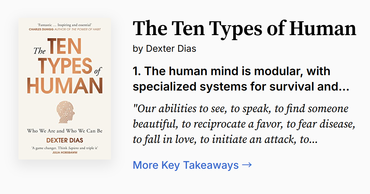 The Ten Types of Human | Summary, Quotes, FAQ, Audio