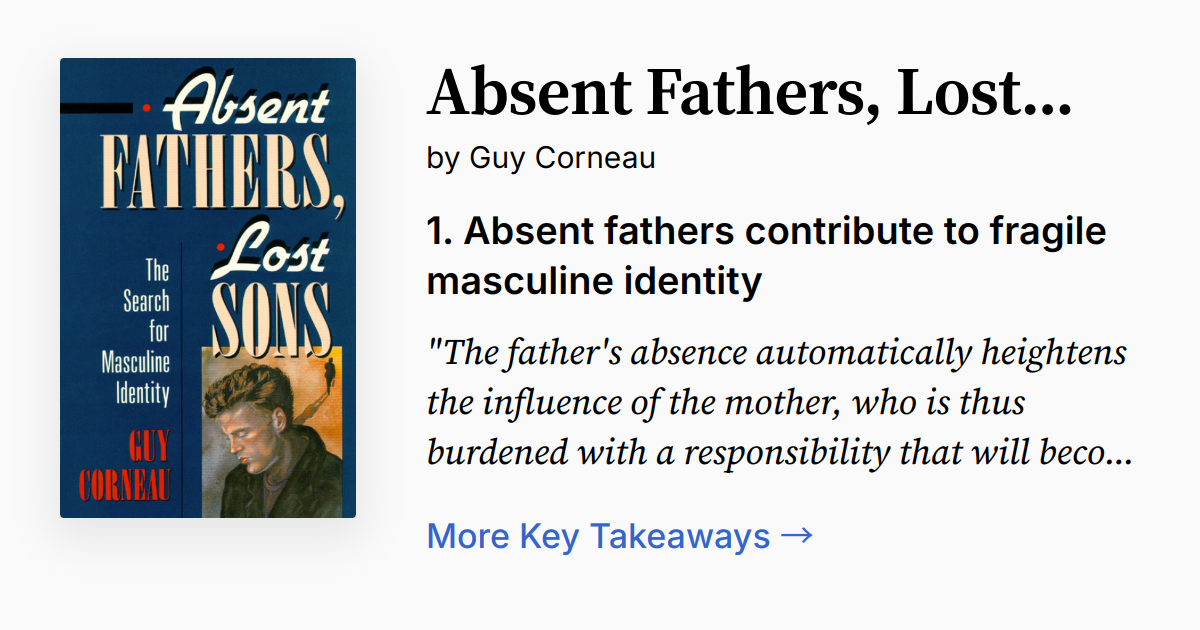 Absent Fathers, Lost Sons | Summary, Audio, Quotes, FAQ